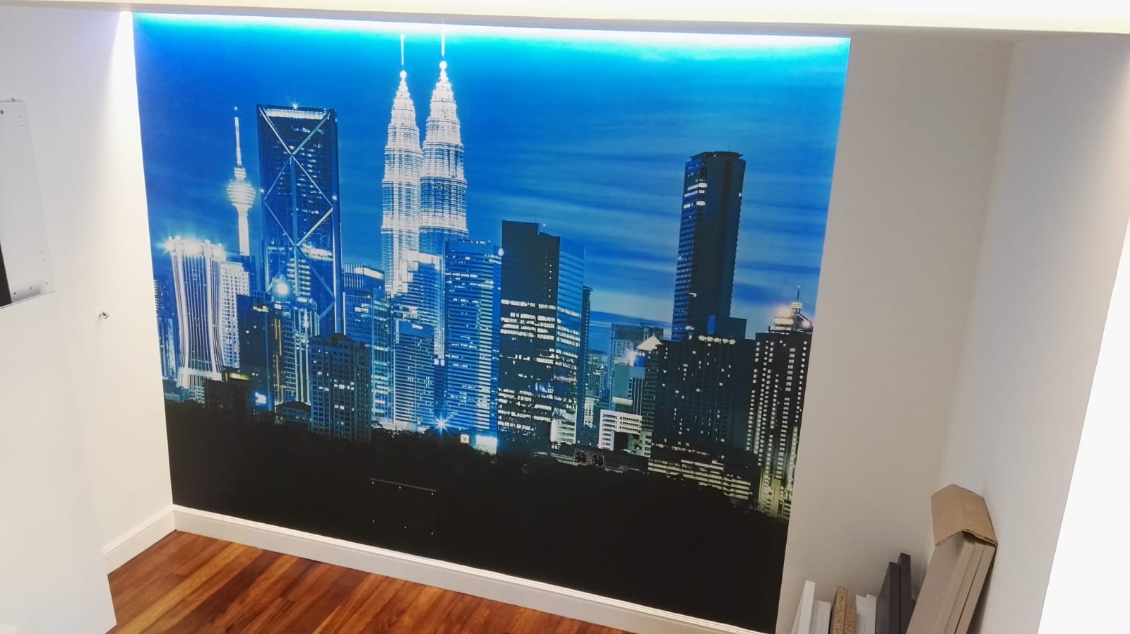Rotulación impresionante sobre pared » Norneón rótulos luminosos