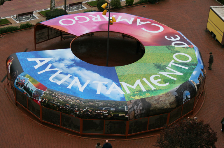 Nuestra Historia: Norneón rotula la Marquesina del Parque de Lorenzo ...